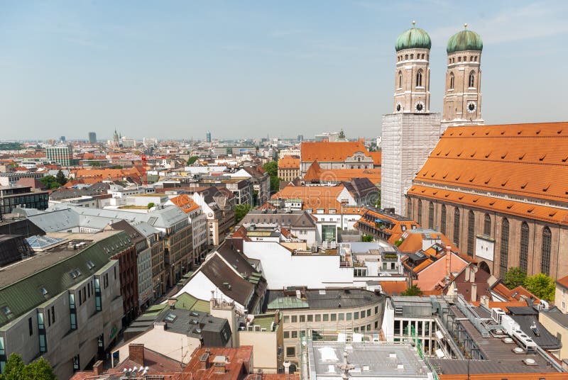 Selective Focus, a Viewing Platform in Munich Editorial Photo - Image ...