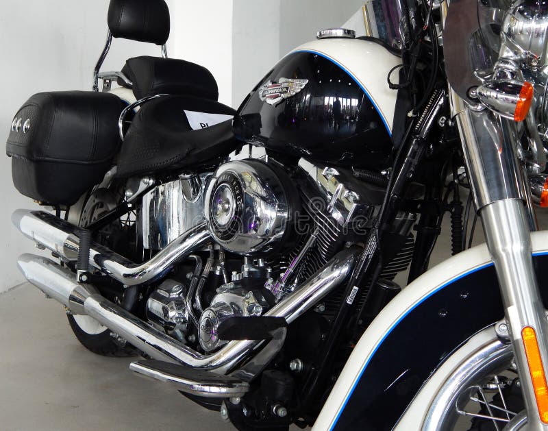 Selective Focused on a High Performance Motorcycle Engine. Editorial ...