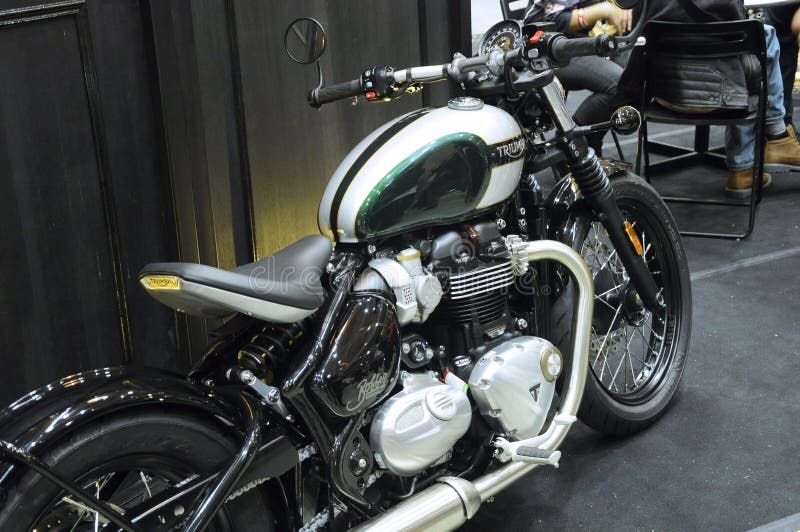 Selective Focused on a High Performance Motorcycle Engine. Editorial ...