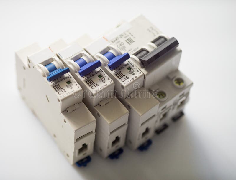 Selective Main Circuit Breaker Close Up Editorial Photography - Image ...