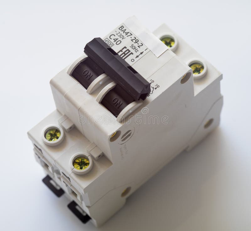 Selective Main Circuit Breaker Close Up Editorial Photography - Image ...