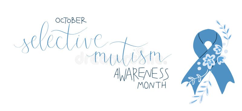 Selective Mutism Awareness Month October Promotion Banner Template with ... Selective Mutism Awareness Month October Promotion Banner Template with ...