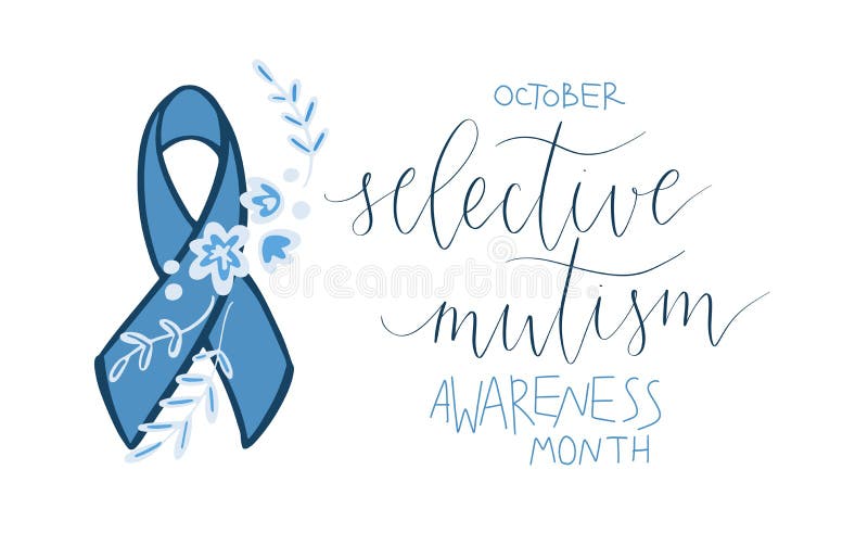 Selective Mutism Awareness Month October Promotion Banner Template with ...