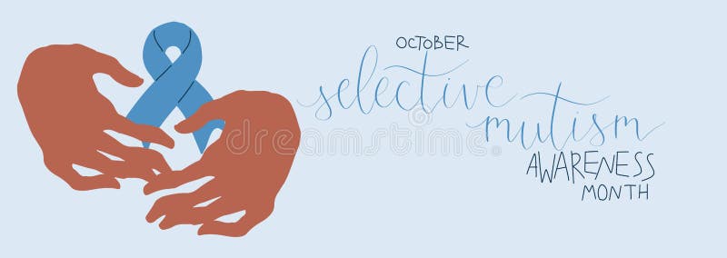 Selective Mutism Awareness Month October Promotion Banner Template with ...