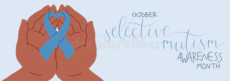 Selective Mutism Awareness Month October Promotion Banner Template with ...