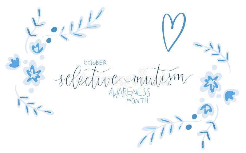 Selective Mutism Awareness Month October Promotion Banner Template with ... Selective Mutism Awareness Month October Promotion Banner Template with ...