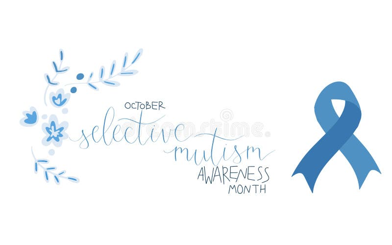 Selective Mutism Awareness Month October Promotion Banner Template with ...