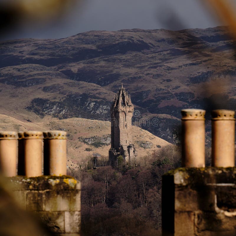 Selective Shot of the National Wallace Monument Stock Image - Image of ...