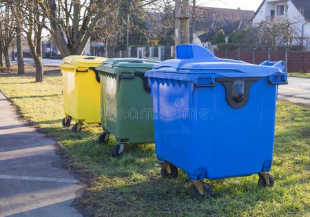 Selective waste bin stock image. Image of waste, trash - 37048773