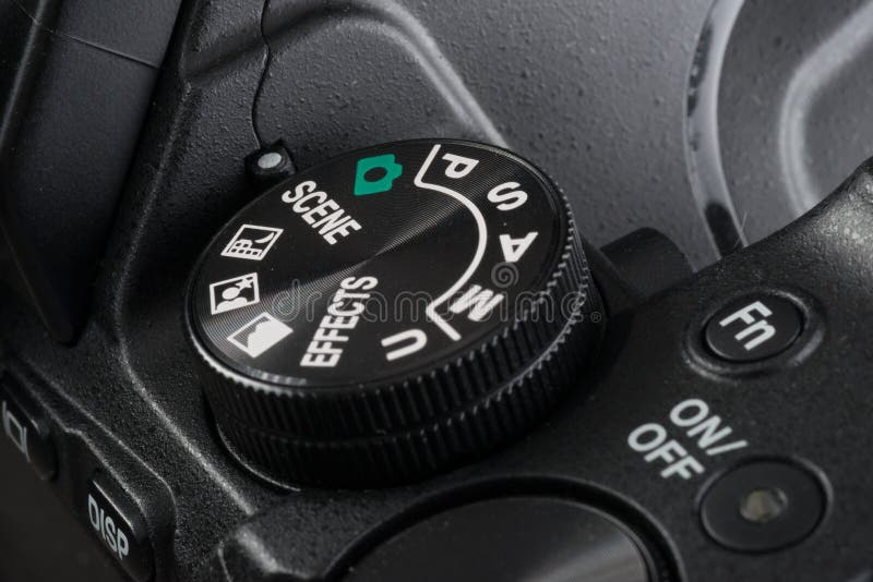 Selector of a Digital Camera Stock Photo - Image of memory, function ...