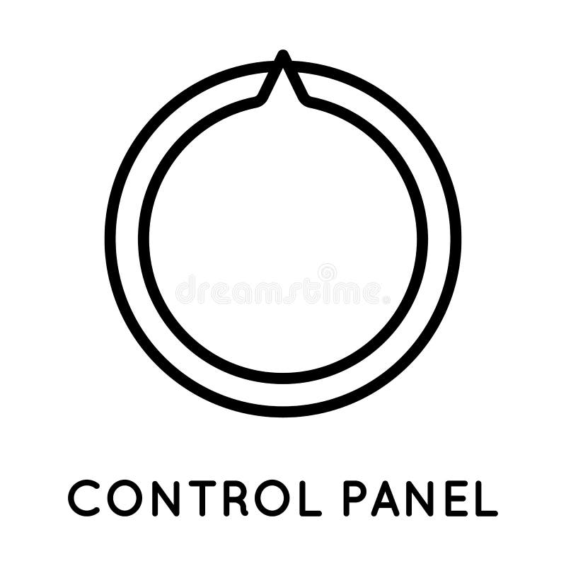 Selector Icon, Control Panel Controller. Vector Icon for Displaying ...