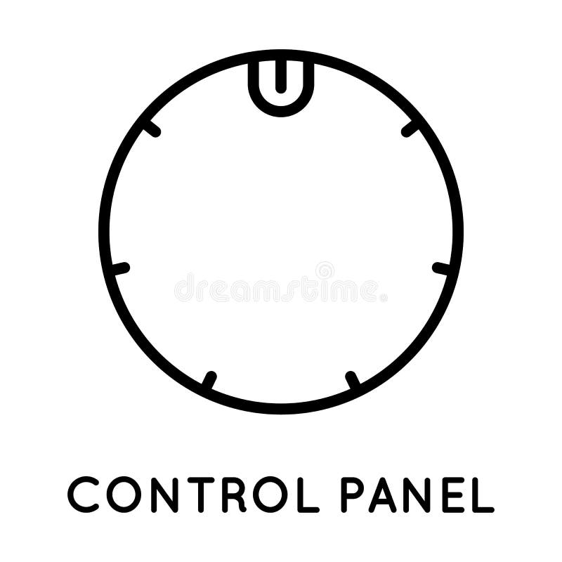 Selector Icon, Control Panel Controller. Vector Icon for Displaying ...
