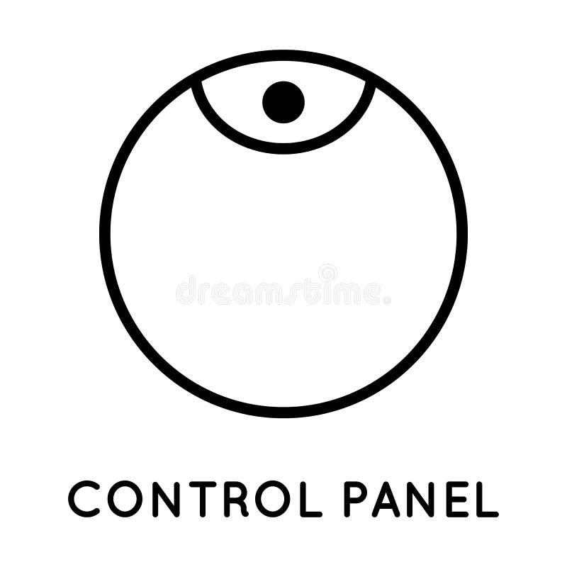 Selector Icon, Control Panel Controller. Vector Icon for Displaying ...