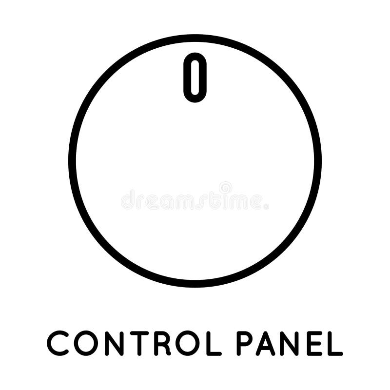 Selector Icon, Control Panel Controller. Vector Icon for Displaying ...
