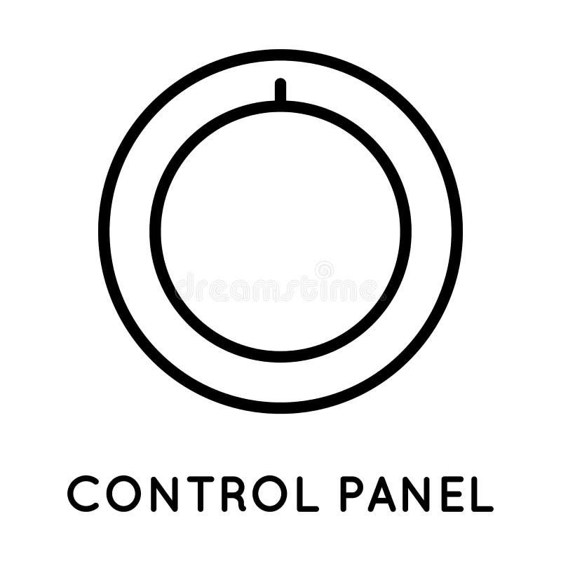 Selector Icon, Control Panel Controller. Vector Icon for Displaying ...