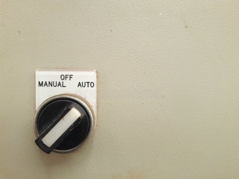 Selector Switch of Control Panel, Industrial Plant. Stock Photo - Image ...