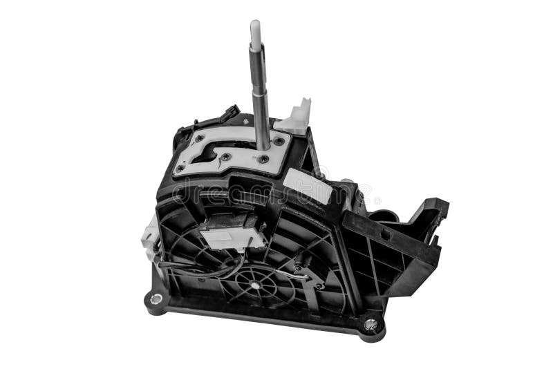 Selector Switch Gear Box Car on a White Background Stock Photo - Image ...
