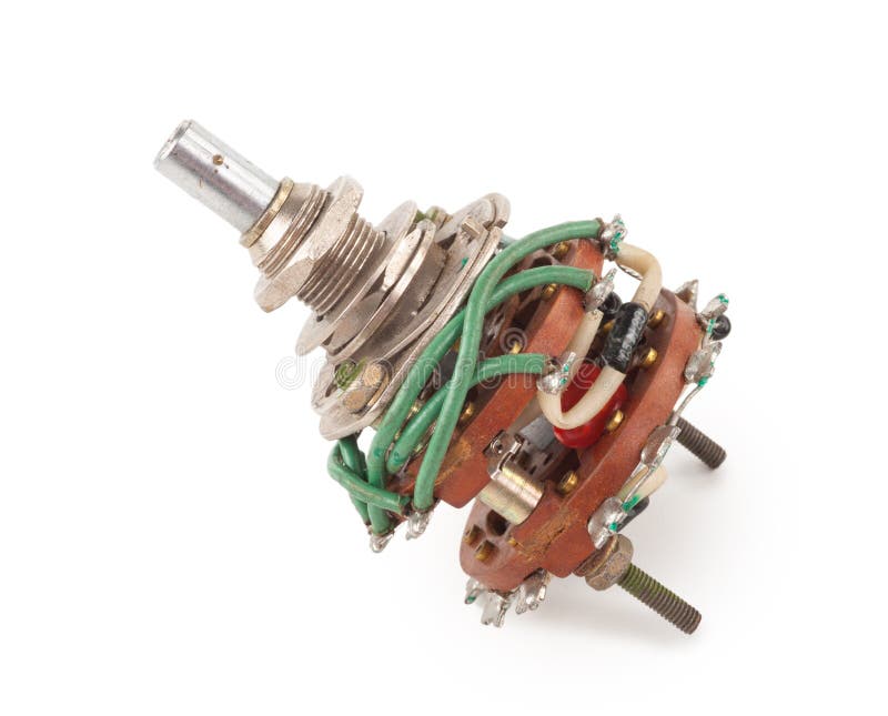 Selector Switch of Control Panel, Industrial Plant. Stock Photo - Image ...