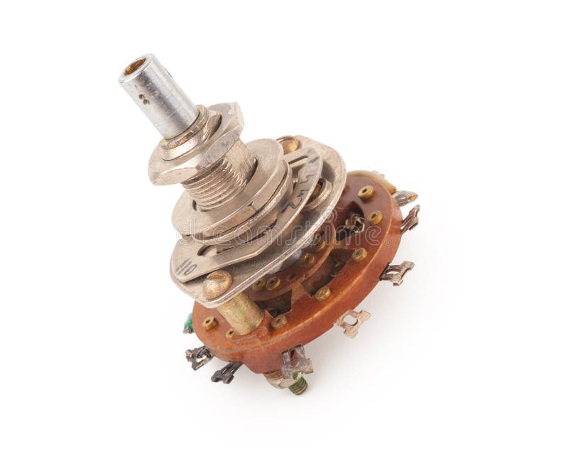 Selector Switch of Control Panel, Industrial Plant. Stock Photo - Image ...