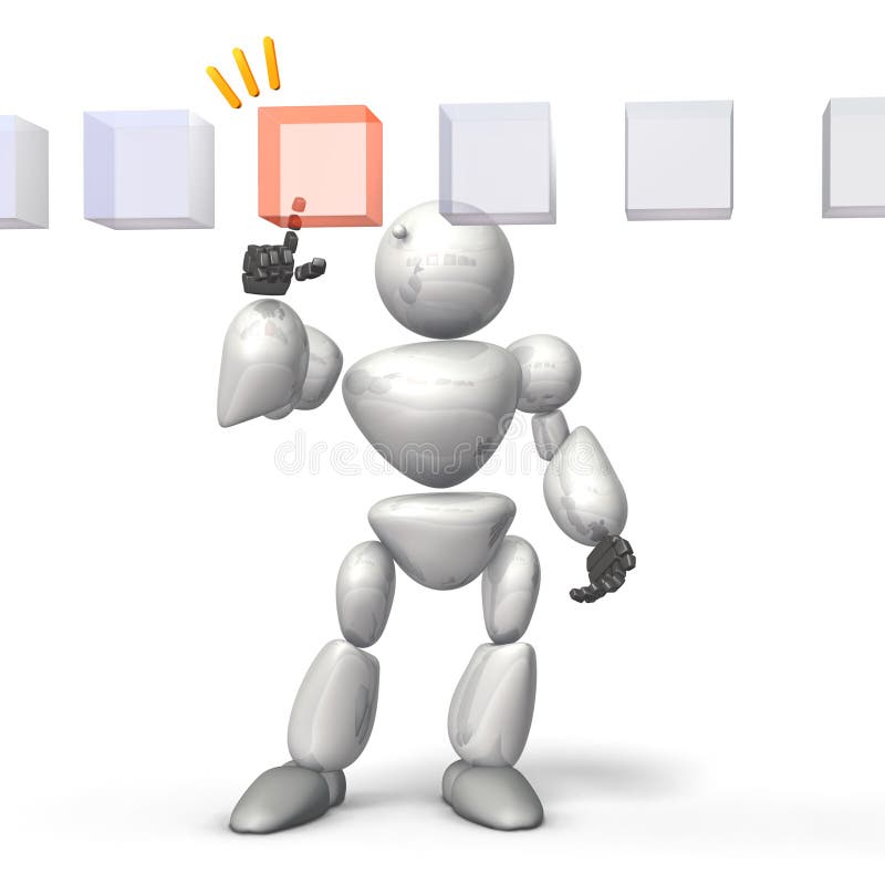 Robot Answer Stock Illustrations – 2,332 Robot Answer Stock ...