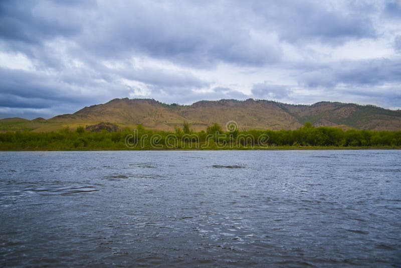 The Selenga river stock image. Image of calm, selenga - 66461891