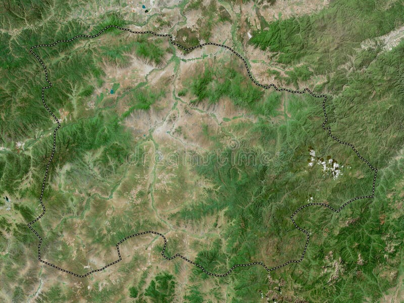 Selenge, Mongolia. High-res Satellite. No Legend Stock Illustration ...