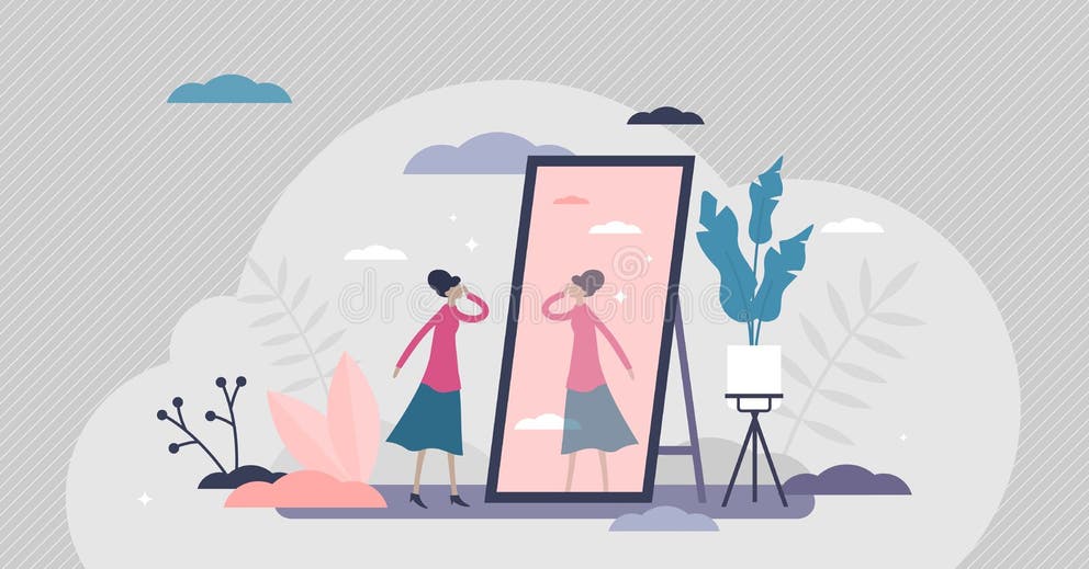 Self Reflection Stock Illustrations – 12,299 Self Reflection Stock ...