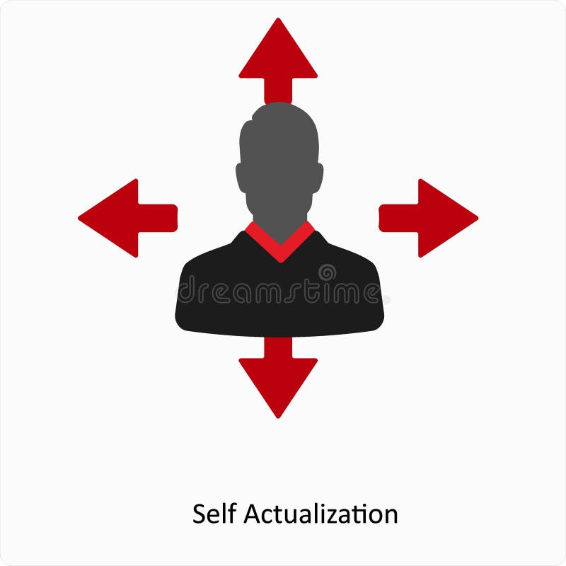 Self Actualization stock vector. Illustration of actualization - 266286960