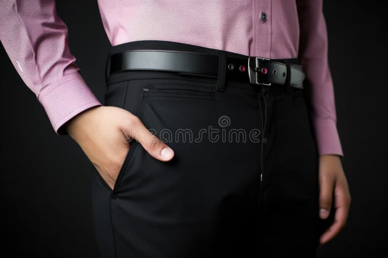 Self-adjusting Smart Belt with Touchscreen Controls Stock Illustration ...
