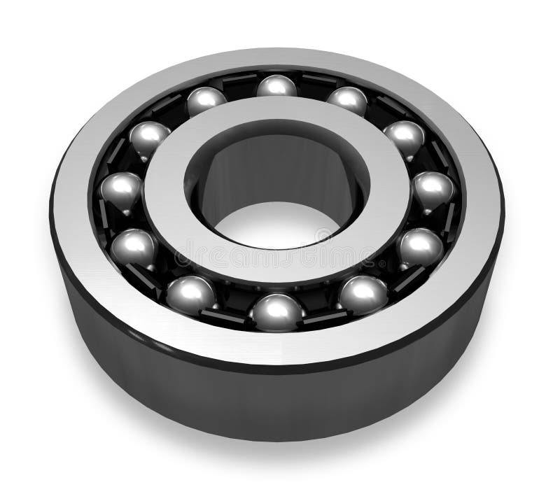 Self-aligning ball bearing stock illustration. Illustration of ...