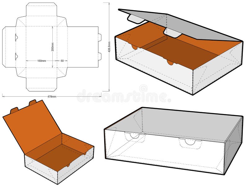 Self-assembling Folding Box. Ease of Assembly, No Need for Glue ...