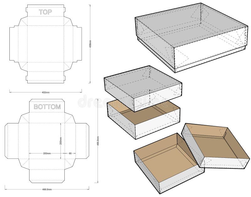 Self-assembling Folding Box. Ease of Assembly, No Need for Glue ...