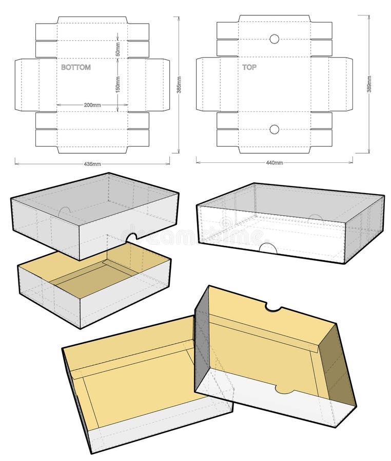 Self-assembling Folding Box. Ease of Assembly, No Need for Glue ...