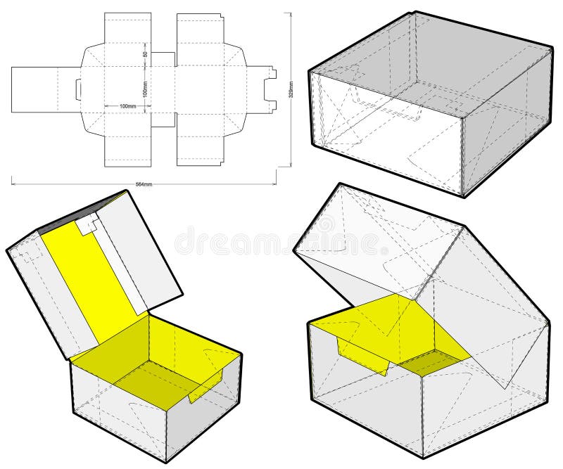 Self-assembling Folding Box. Ease of Assembly, No Need for Glue ...