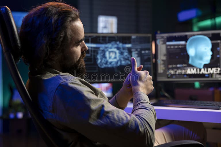 Self Aware Artificial Intelligence Becoming Alive, Talking with it ...