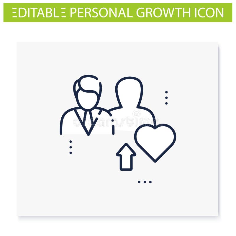 Self Awareness Line Icon Stock Illustrations – 614 Self Awareness Line ...