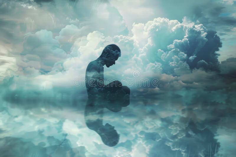 Self-awareness and Introspection Concept Showing Calm and Reflective ...