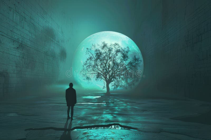 Self-awareness and Introspection Concept Showing Calm and Reflective ...