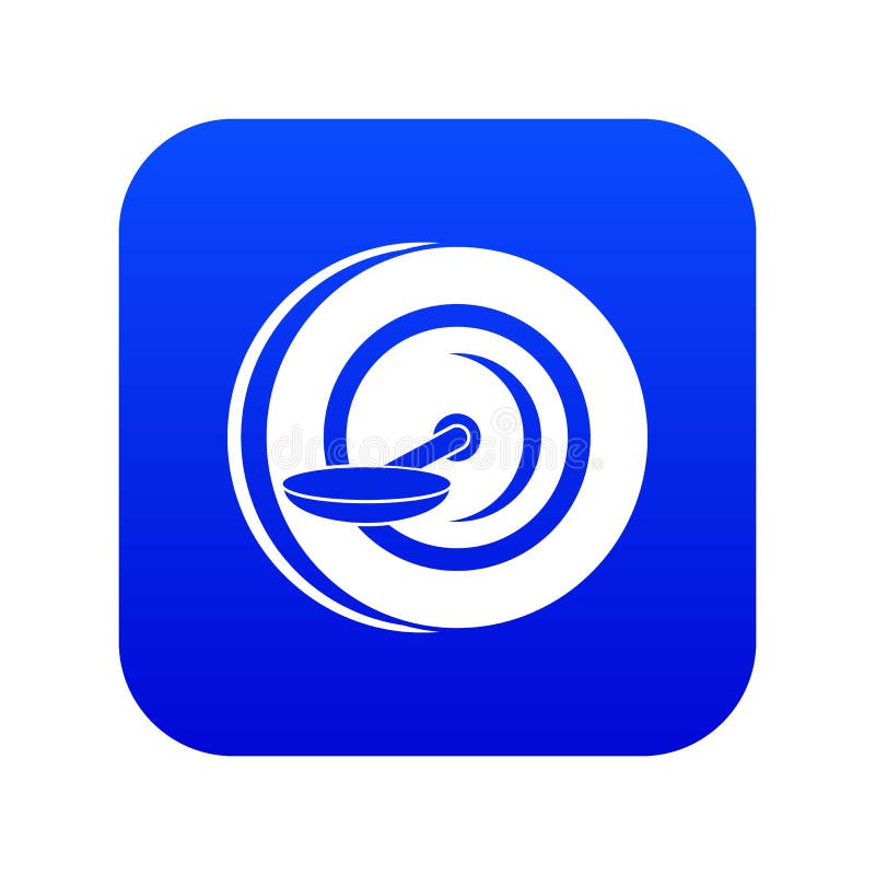 Self Balancing Wheel Icon Digital Blue Stock Vector - Illustration of ...