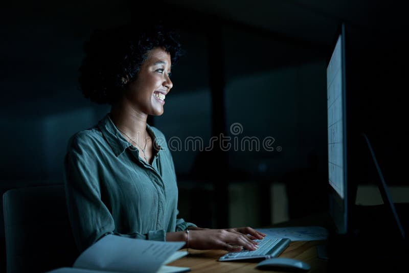 Designer Sitting at the Ultimate Design Computer Workstation, Multiple ...