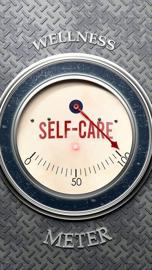 Self-Care and Wellness that is Hitting a Full Scale, Showing a Very ...