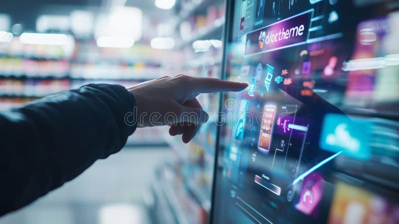 Self-checkout Kiosks and Self-service Payment Machines are Used by ...