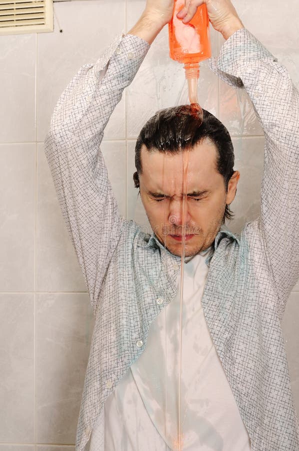 Self cleaning. stock photo. Image of single, shirt, chemical - 20234248