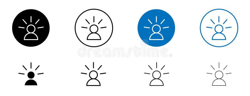 Self Confidence Icon Vector Stock Illustration - Illustration of effort ...