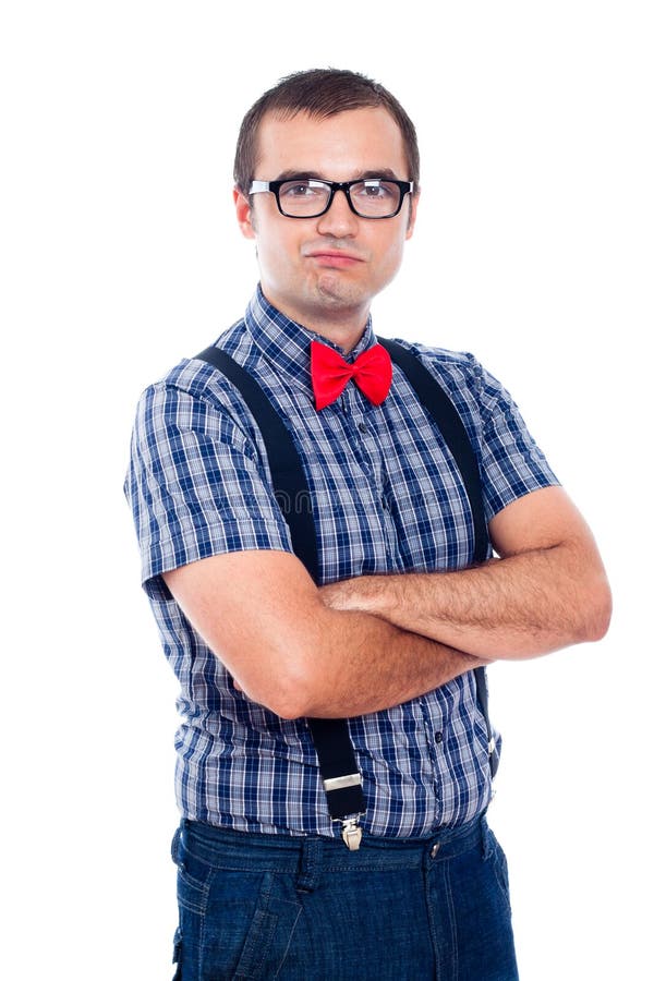 Nerd stock image. Image of contemplation, caucasian, handsome - 29733927