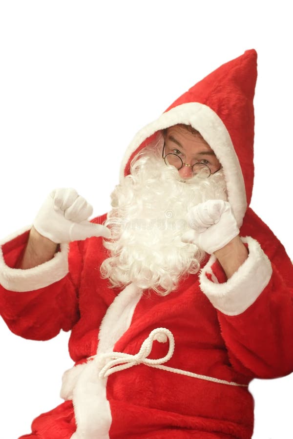 Self-confident Santa stock image. Image of people, self - 7143271