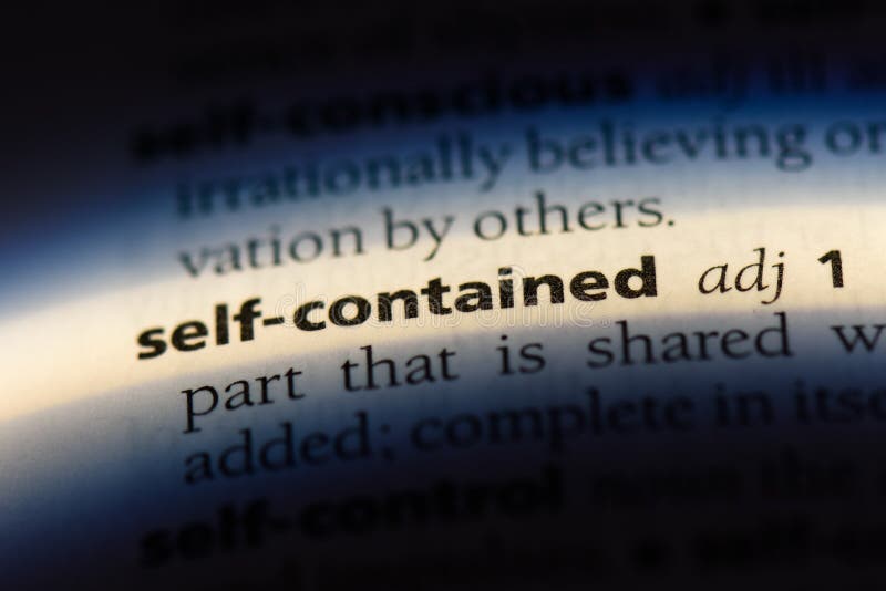 Self contained stock image. Image of english, definition - 126617791