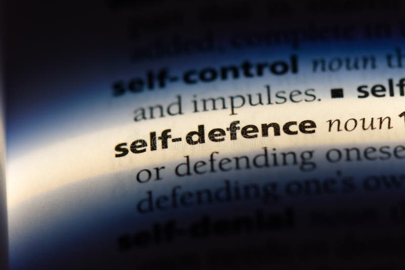 Self defence stock photo. Image of writing, text, word - 126617792