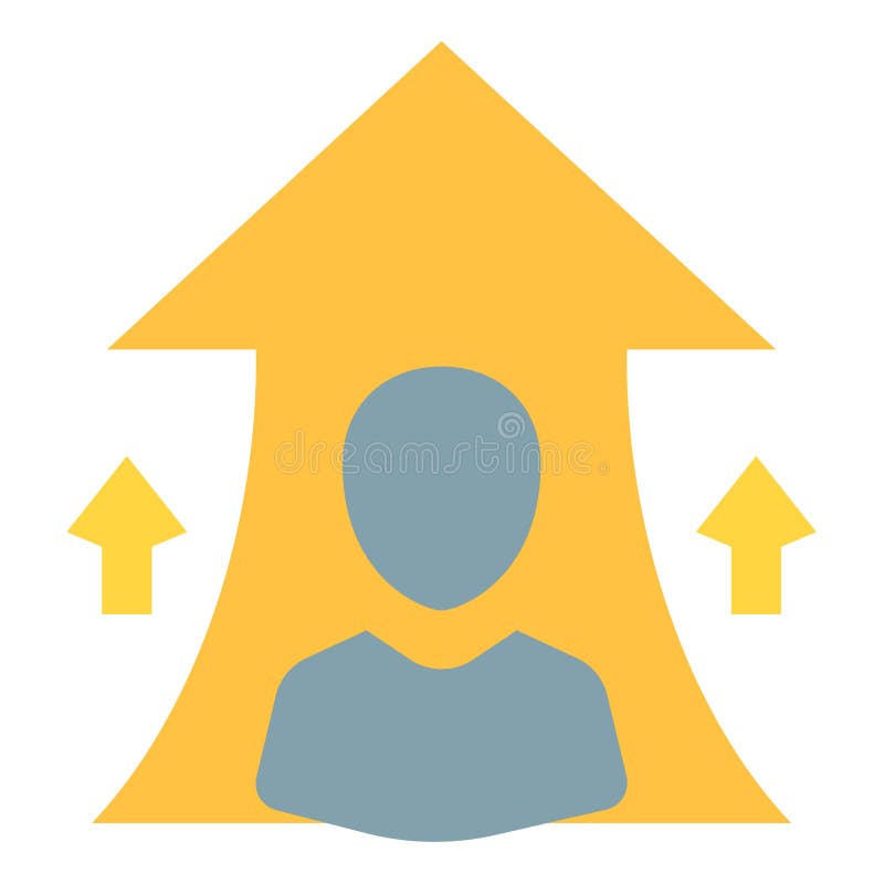 Self Development with Improve Ability Skill Single Isolated Icon with ...