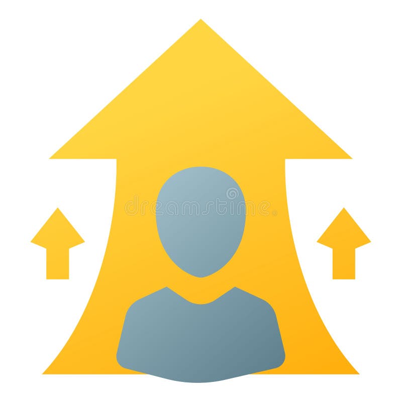 Self Development with Improve Ability Skill Single Isolated Icon with ...